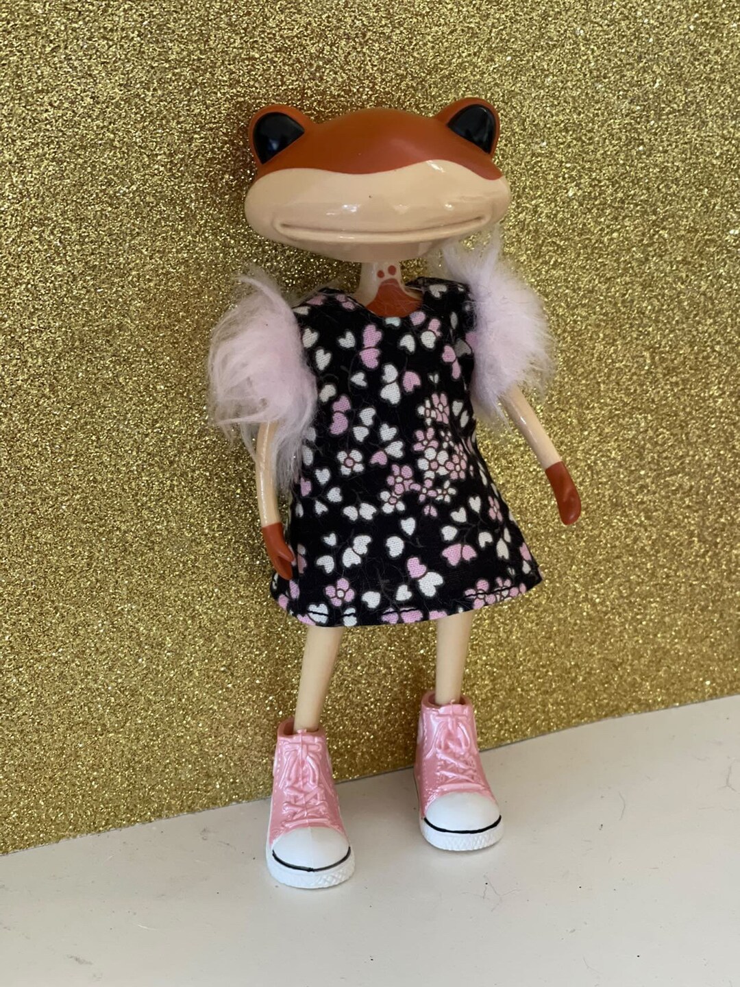 Wanda Frog Disco Wonder Frog Sweet Heart Valentine Dress by Maker and ...