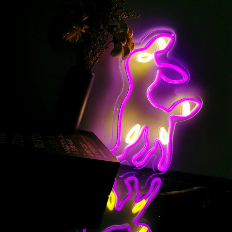 ESPEON ANIME LED Neon Sign, Pokemon Neon Sign,kids Room Wall Art, Game ...