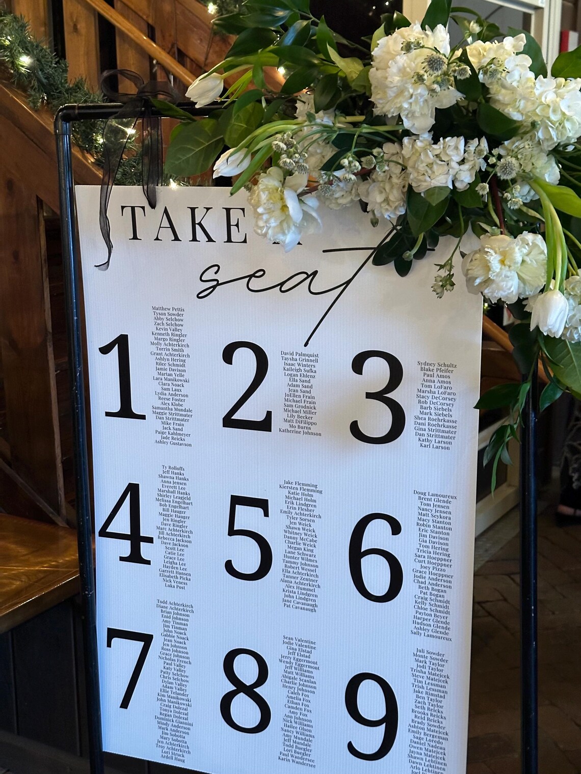 Wedding Seating Chart Customizable - Etsy