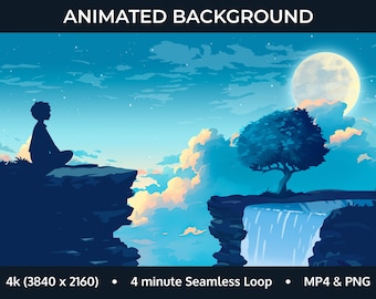 Seaside Serenity - Seamless Animated Background Video, Live Wallpaper ...
