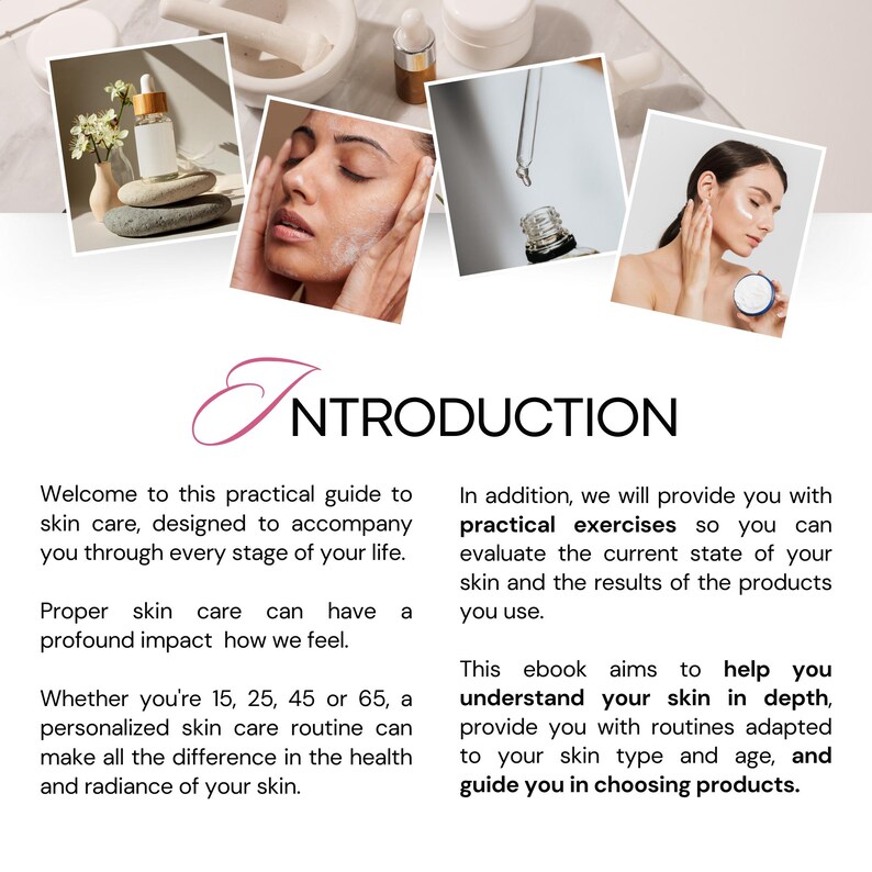 E-book: Skincare Routines for Your Skin and Age - Etsy