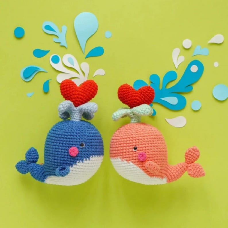No Sew Whale Crochet Pattern, Crochet Blue Whale Amigurumi Pattern ...