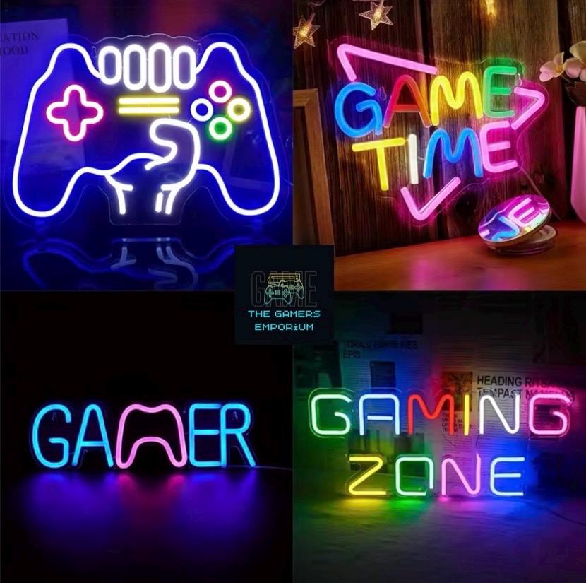 Neon Gaming Sign Perfect Gamer Room Bedroom Decor & Gift for Teen Boys ...