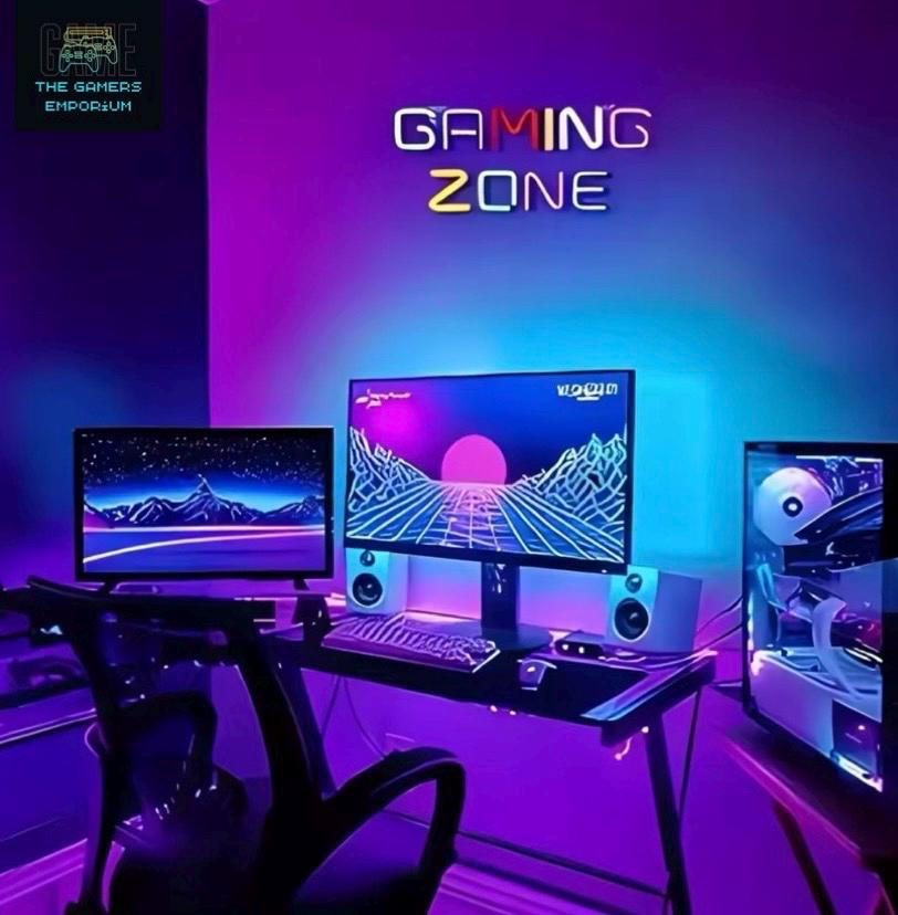 Neon Gaming Sign Perfect Gamer Room Bedroom Decor & Gift for Teen Boys ...