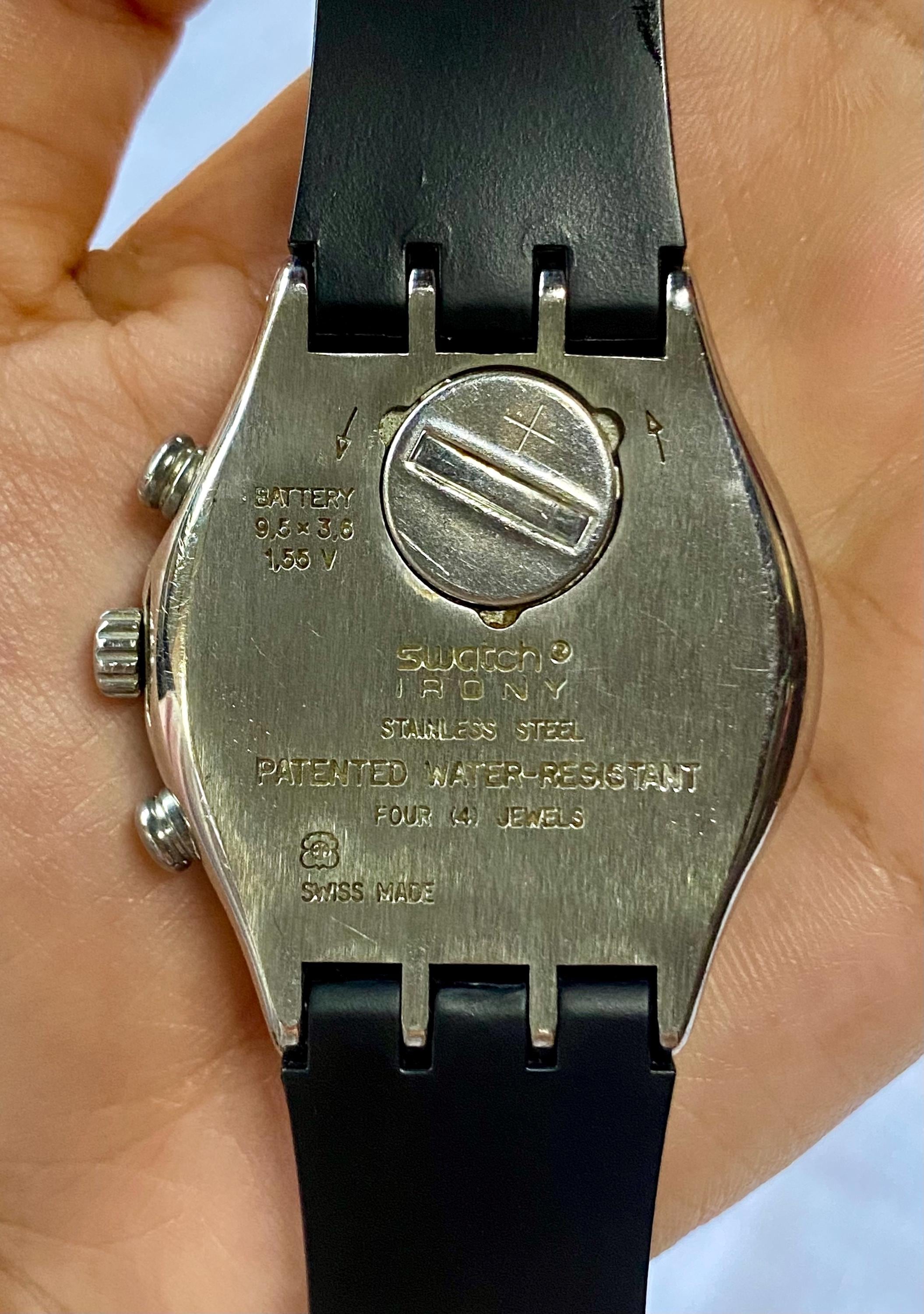 Swatch Irony Chronograph - Secret Agent YSC401G - Etsy