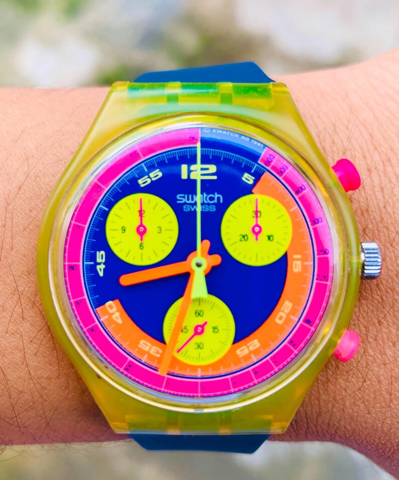 Swatch Grand Prix SCJ101 (1992) - Etsy