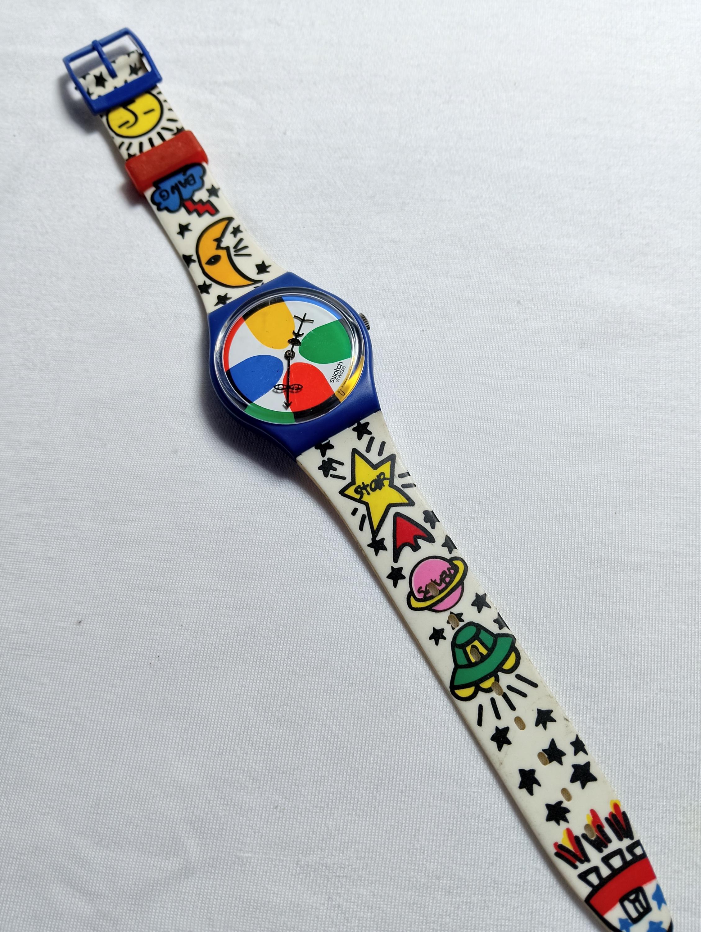 Vintage Swatch GN134 Space People 1993 Rare Collectible Watch - Etsy