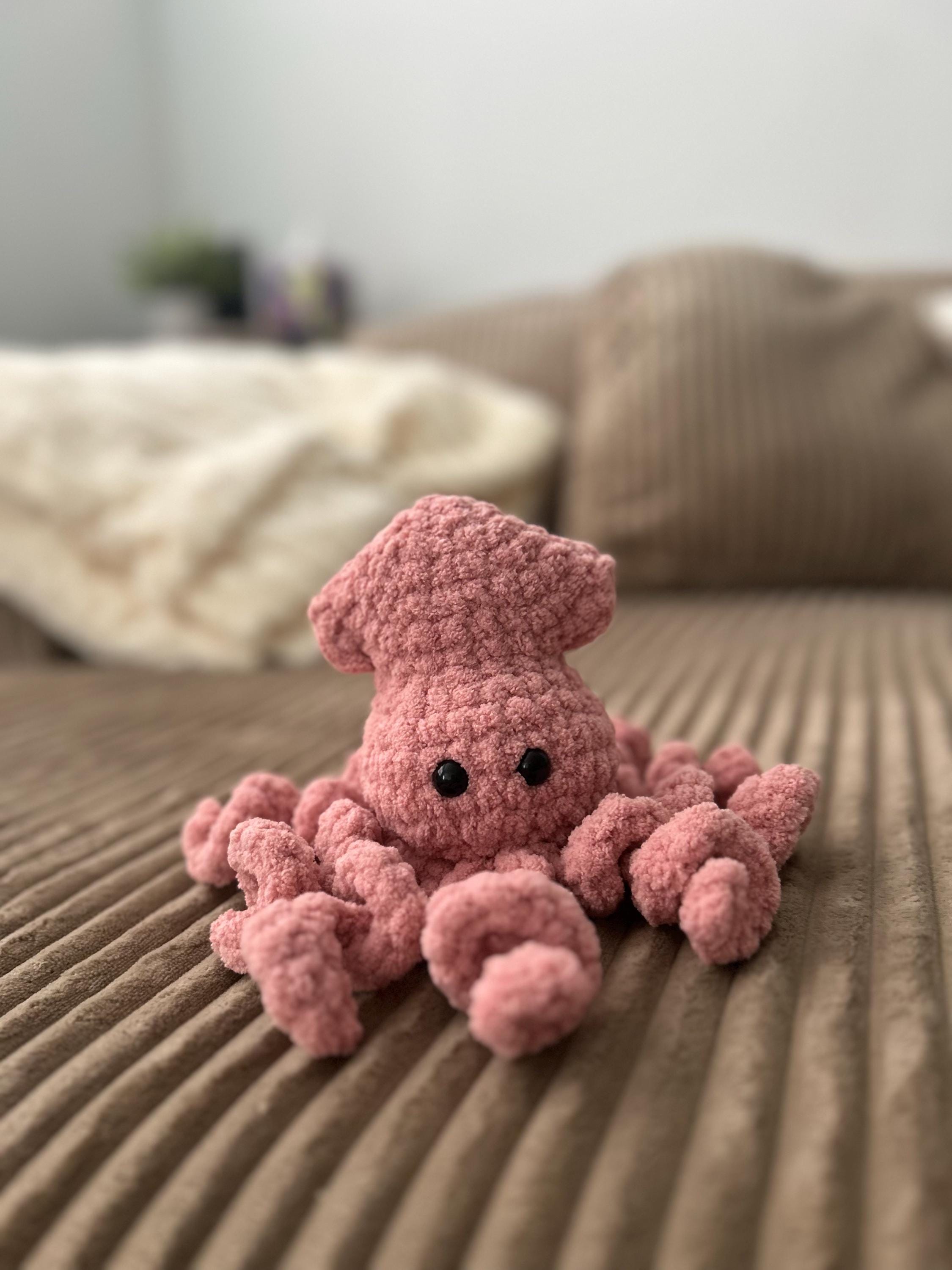 Mini Squid Plushie - Etsy