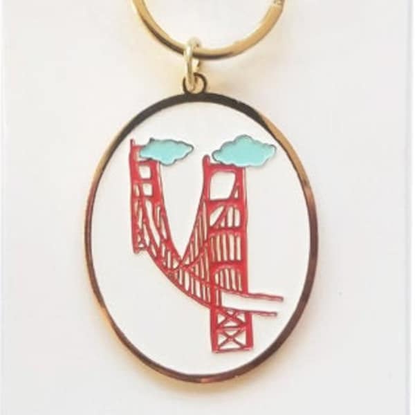 Golden Gate Keychain - Etsy