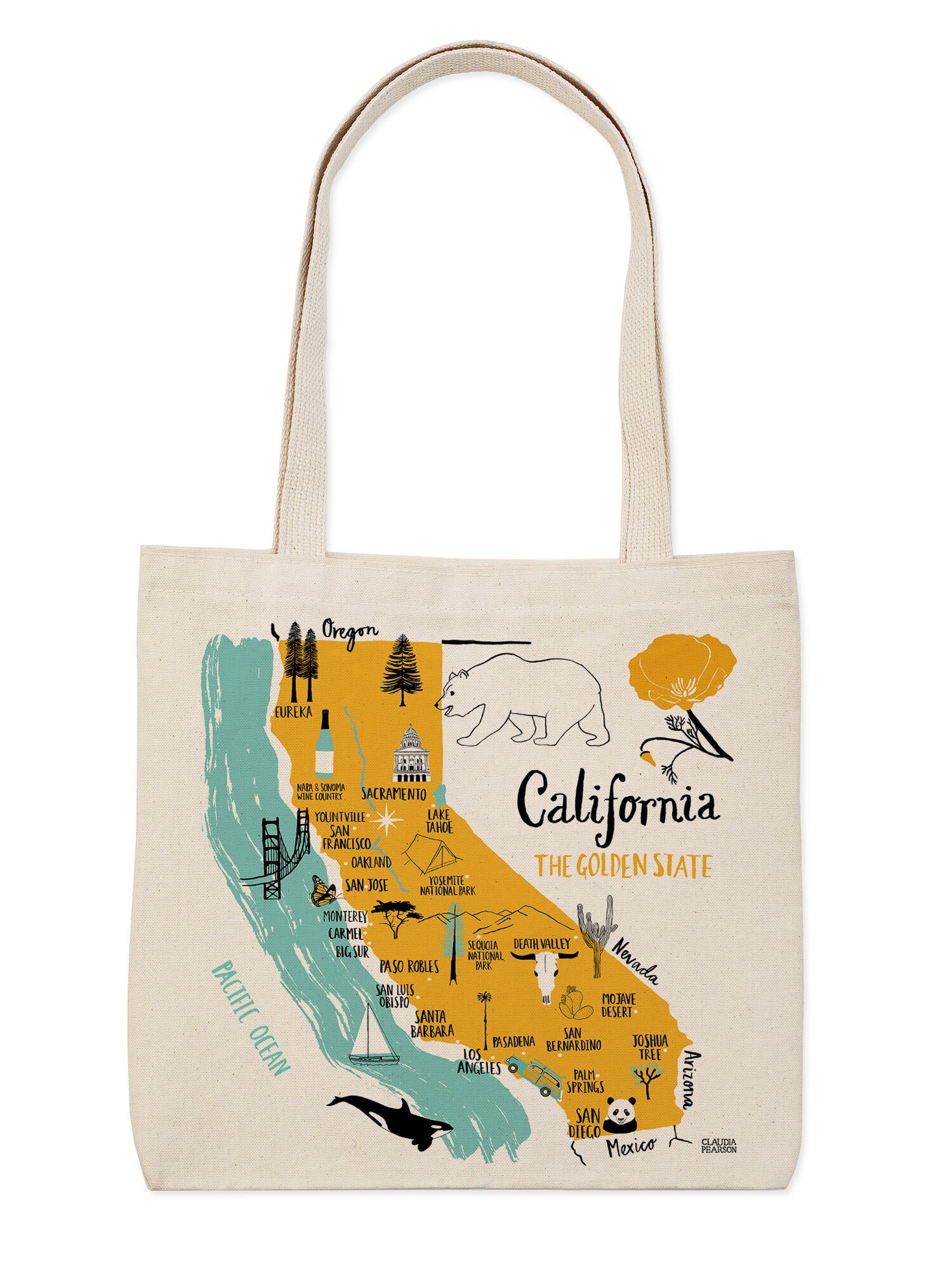 California State Everyday Tote - Etsy