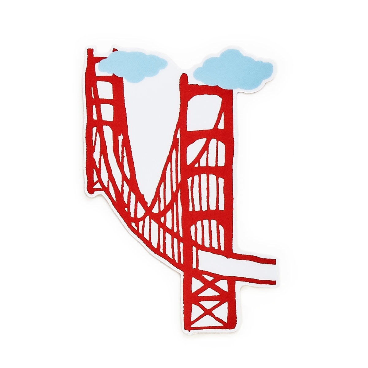 Golden Gate Bridge Sticker - Etsy
