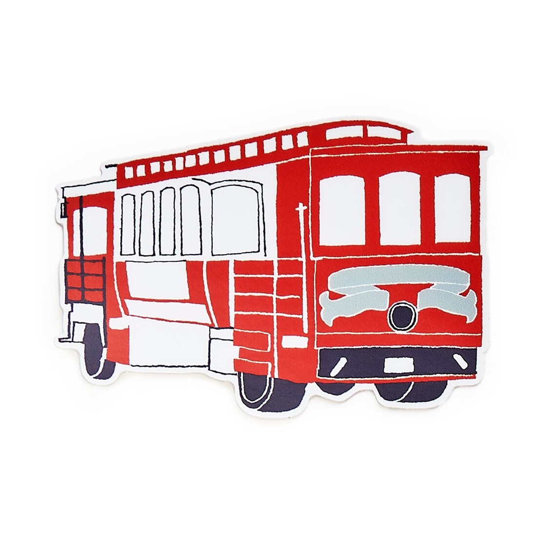 Trolley Sticker - Etsy