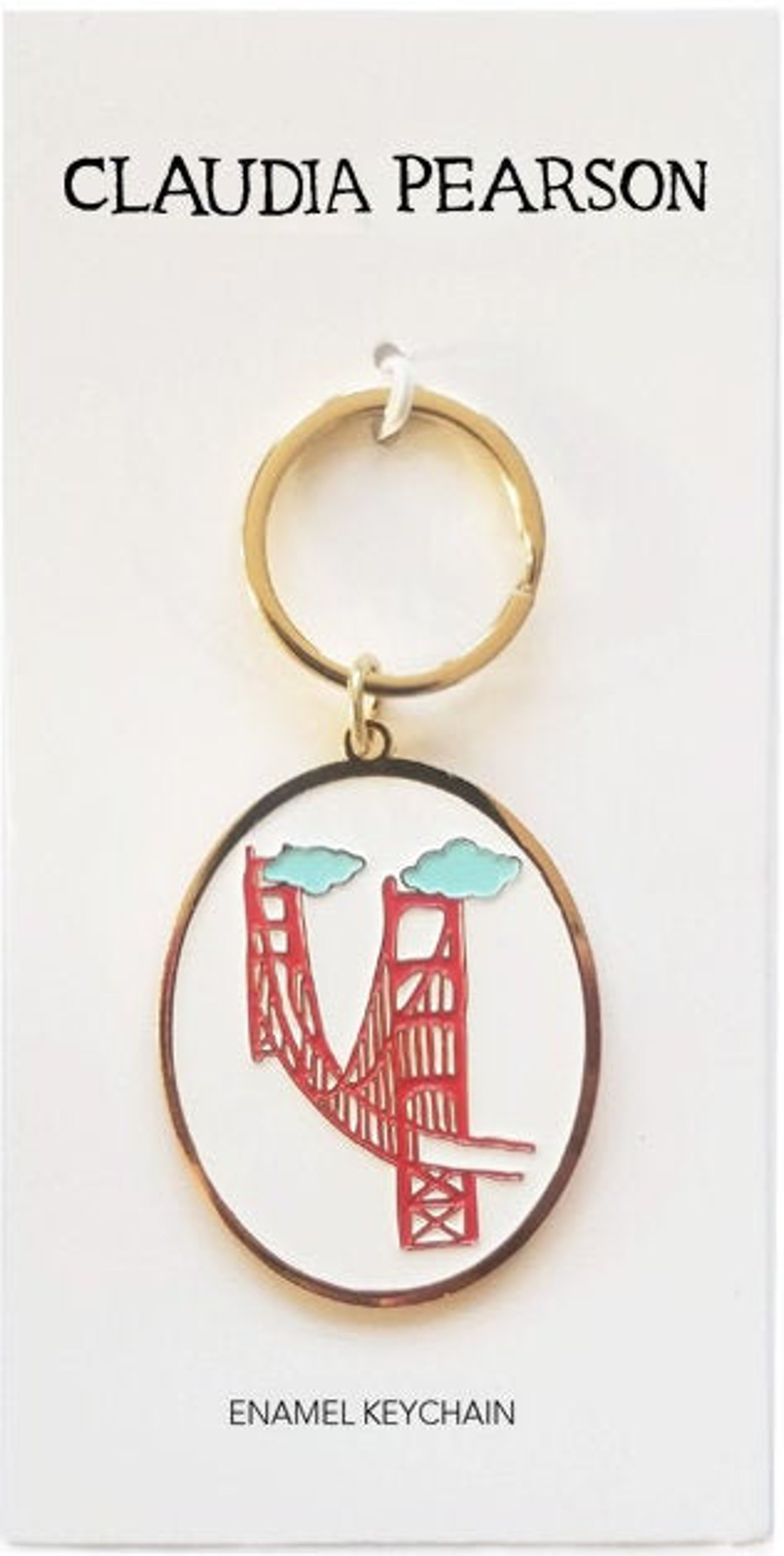 Golden Gate Bridge Keychain - Etsy