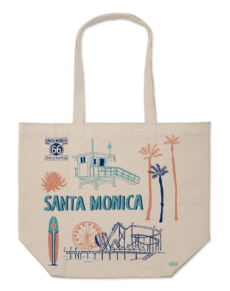 Santa Monica Market Tote - Etsy