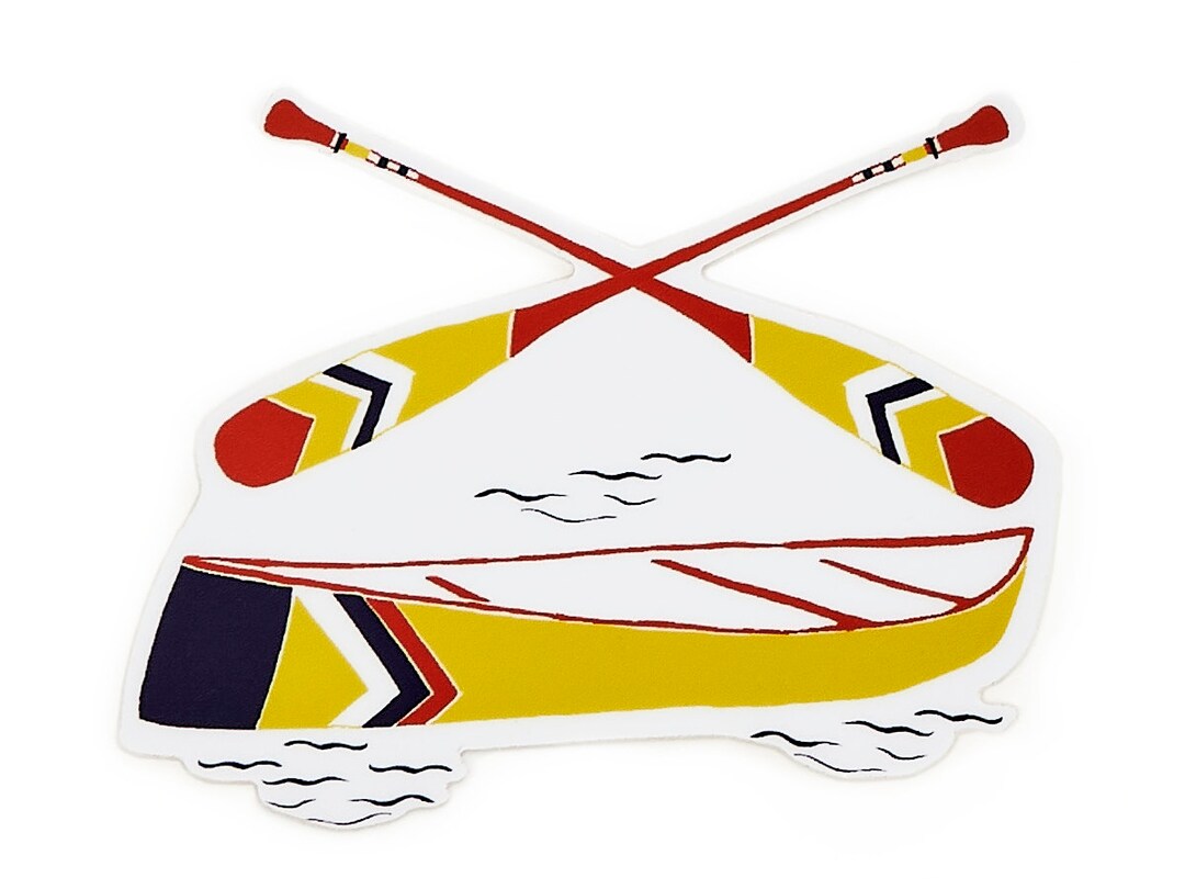Canoe Sticker - Etsy