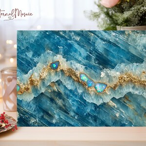Aquamarine Crystal Marble Stone Chopping Board, Made From Glass Cutting ...