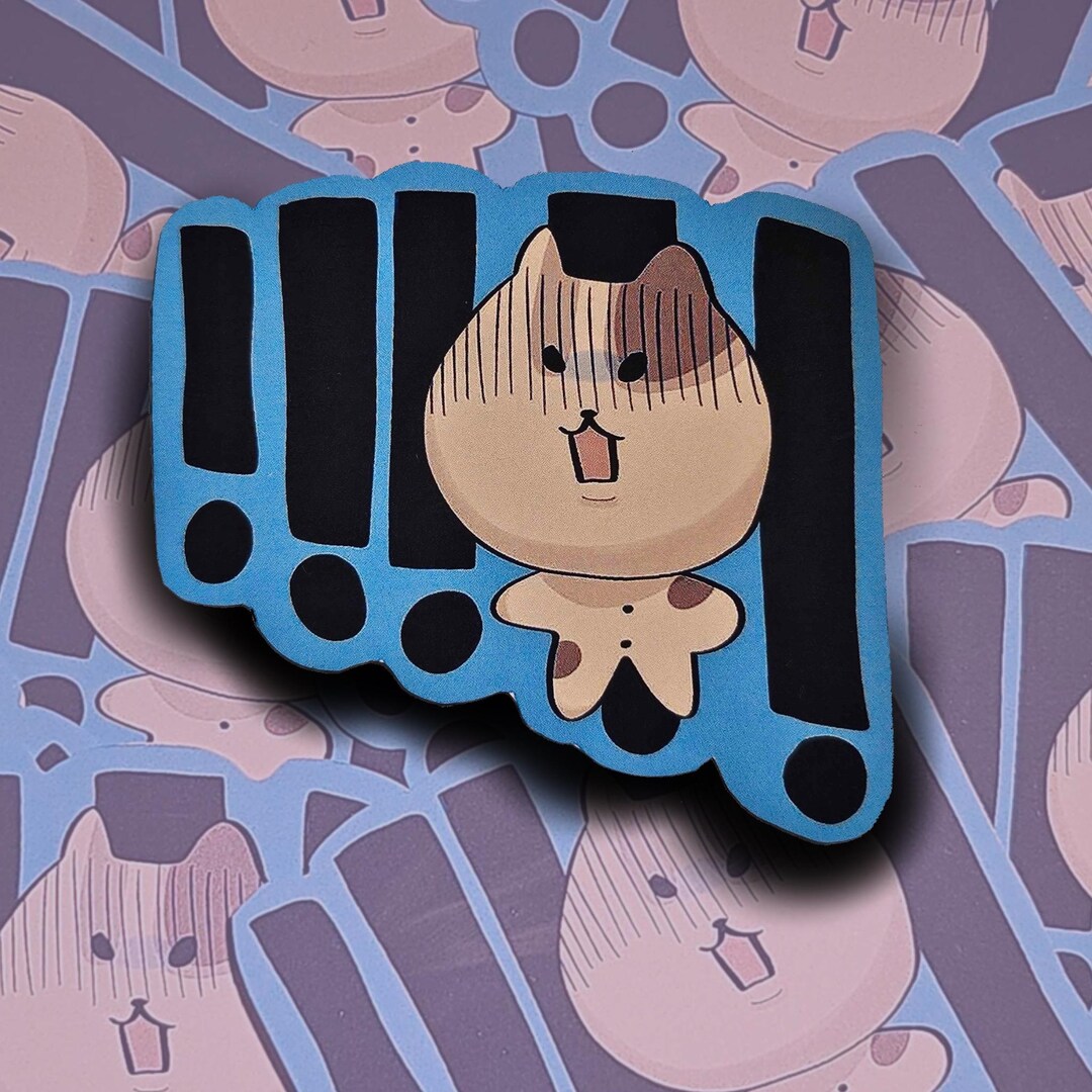 Shocked Cat Sticker - Etsy