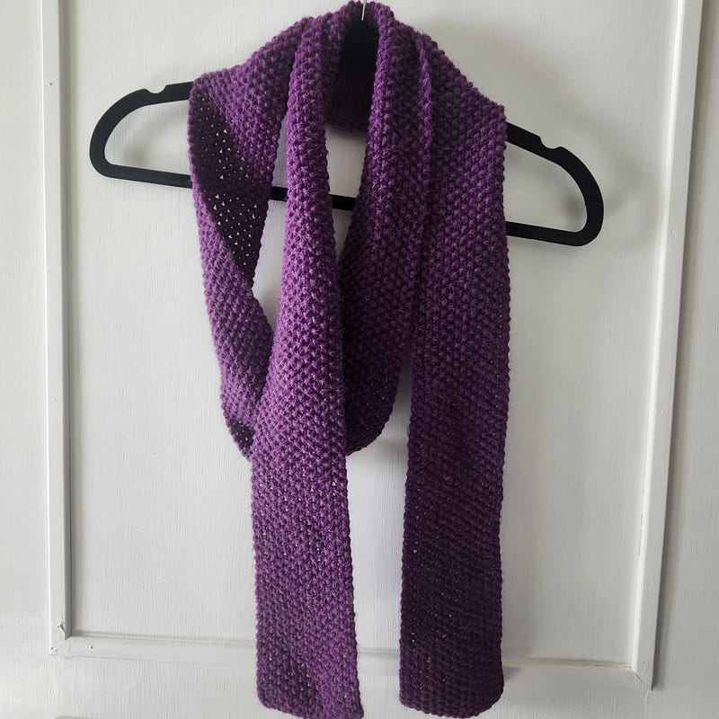 Plum Scarf - Etsy
