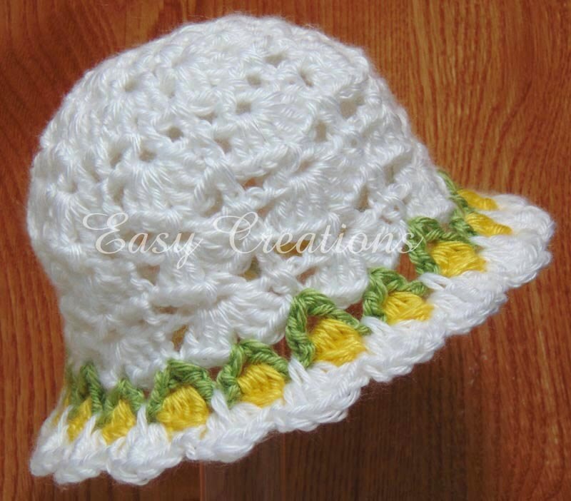 CROCHET PATTERN Flower Hat Garden tulip Cloche beanie | Etsy