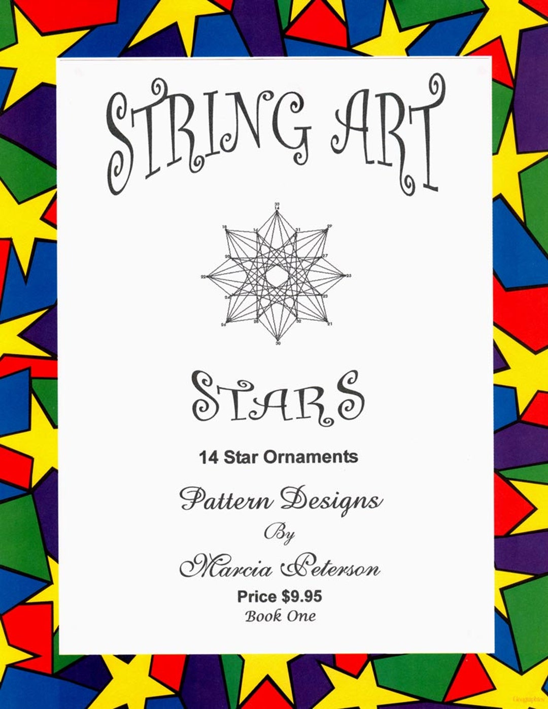 PATTERN BOOK, String Art, Stars, Book One, 14 Star Patterns in Digital ...