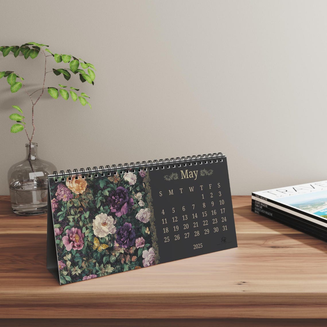 Whispers of Time 2025 Desktop Calendar | Dark Academia Art & Gothic ...