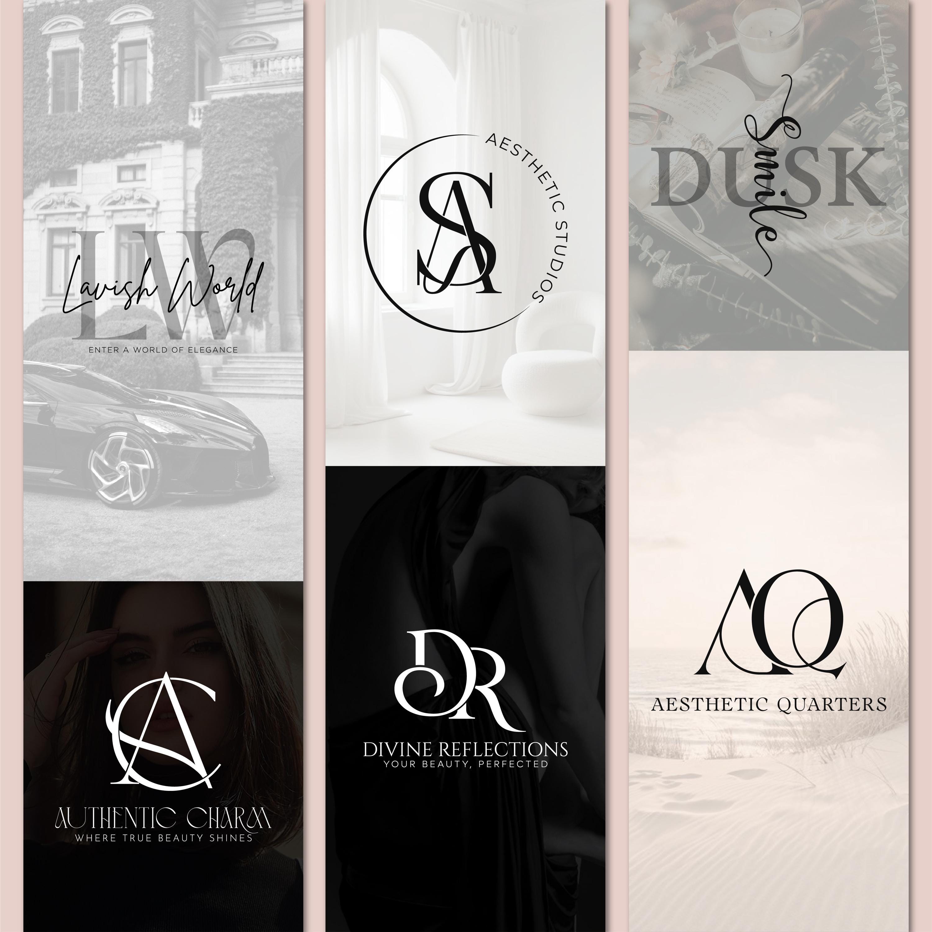 Custom Logo Design | Luxury Minimalist Initial Logo | Custom Monogram ...