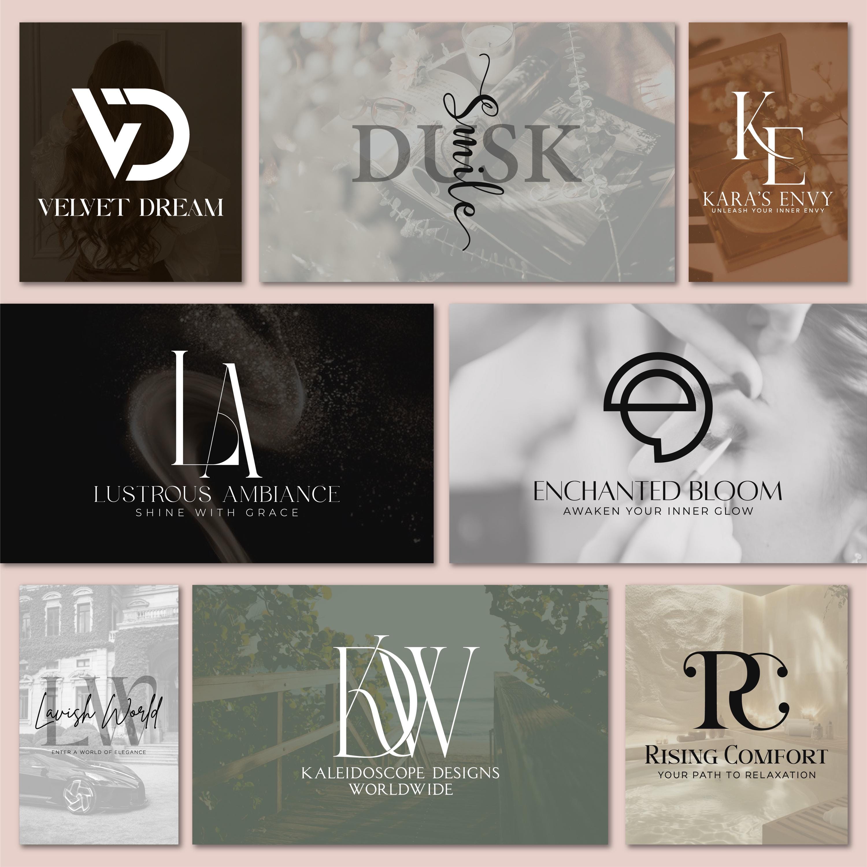 Custom Logo Design | Luxury Minimalist Initial Logo | Custom Monogram ...