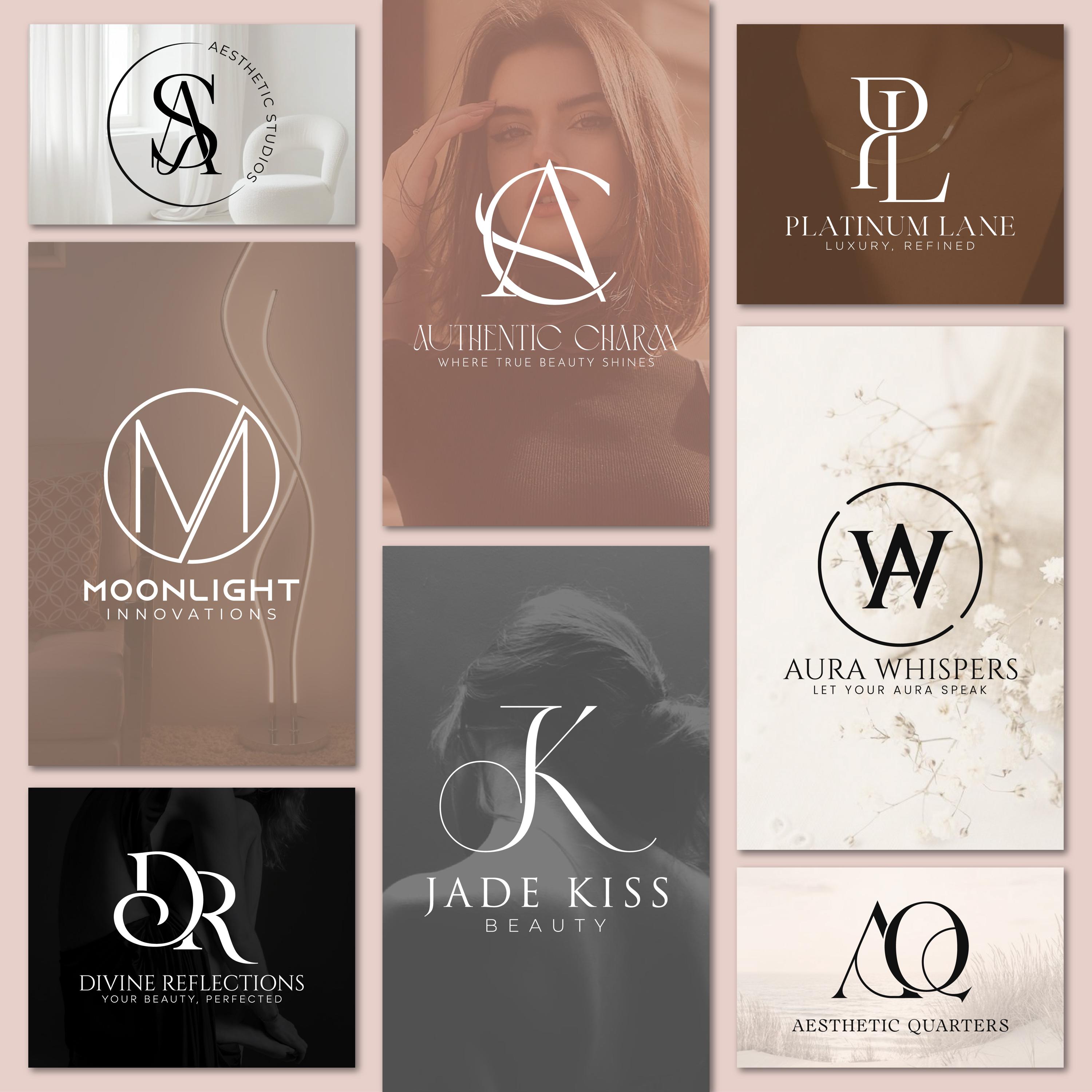 Custom Logo Design | Luxury Minimalist Initial Logo | Custom Monogram ...
