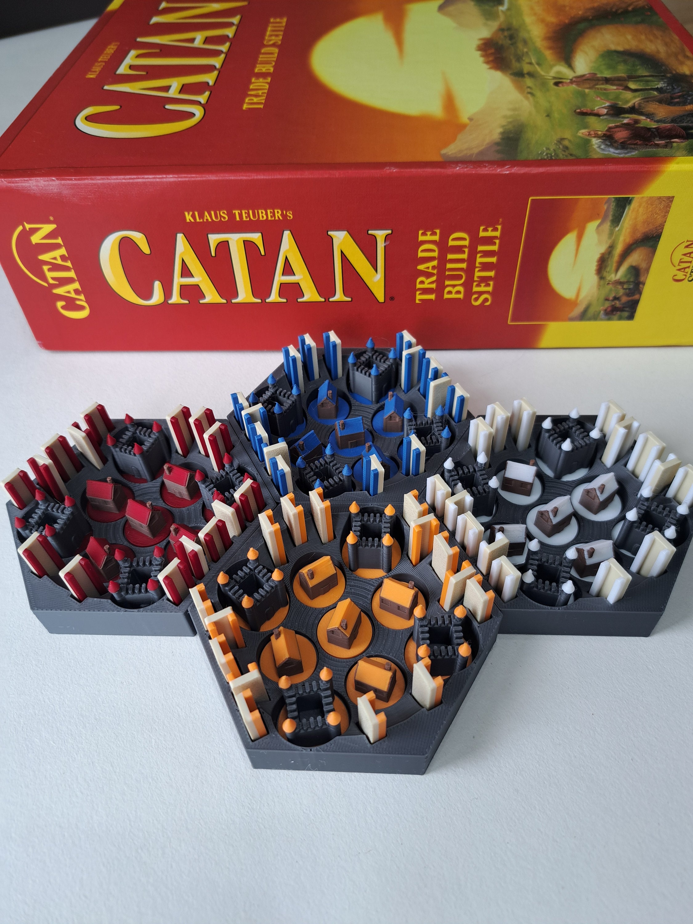 Catan 3D Printed Deluxe Upgrades - Etsy UK