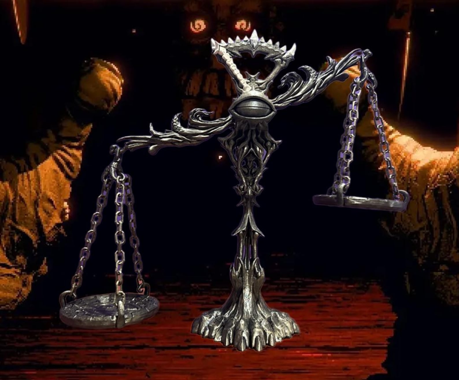 3D Printed Scale From INSCRYPTION ( Functional ) - Etsy