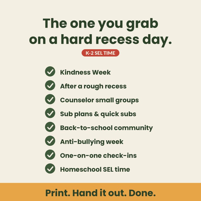 Inclusion Worksheet | SEL K-2 Social Skills Activity (print & Go) - Etsy