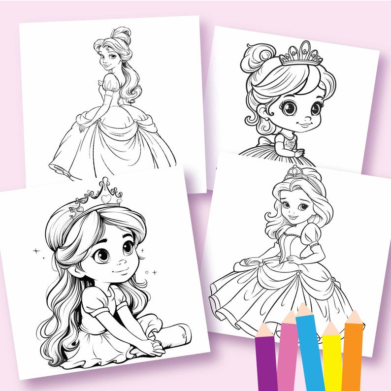 30 Princess Coloring Pages, Princess Coloring Pages Printable, Coloring ...