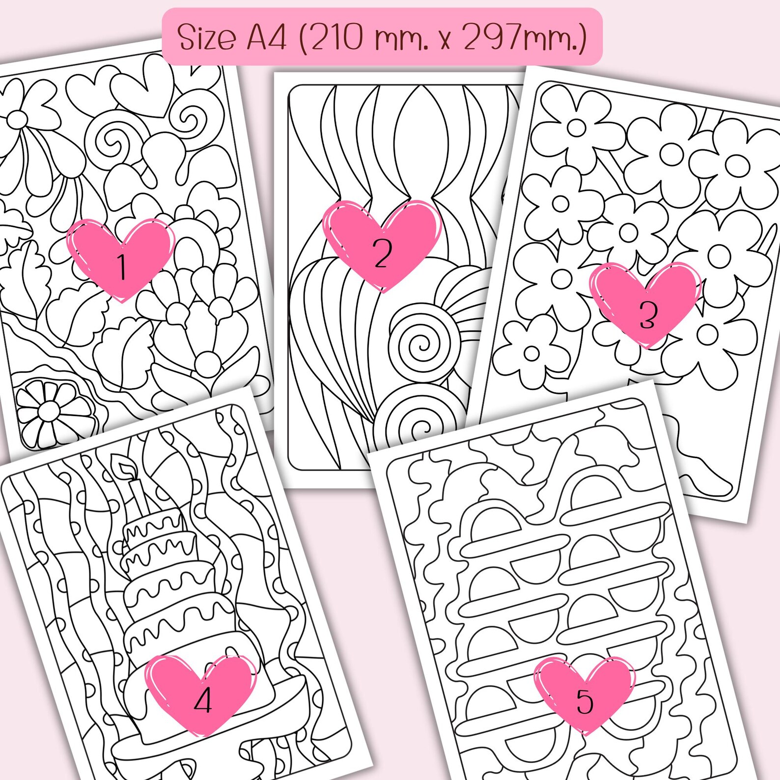 Zentangle® Practice Sheet Templates: Easy & Bold Patterns (PDF Download ...