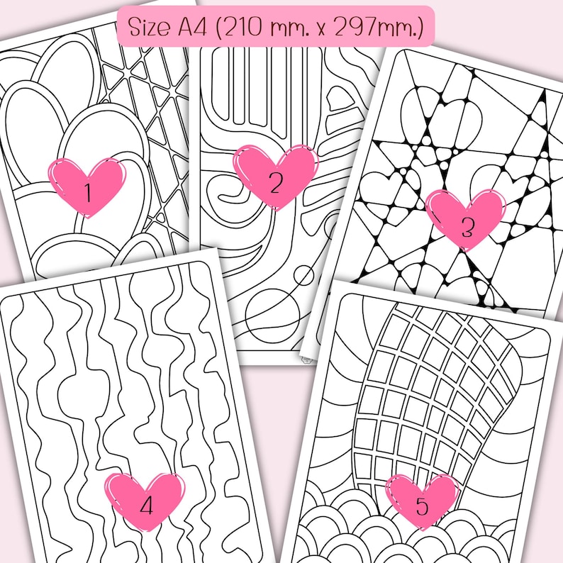 10 Pages Blank Zentangle® Practice Sheet Template,zentangle Pattern ...