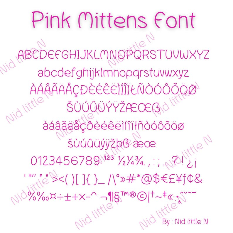 Handwriting Font for Goodnotes, Note-taking Font, Student Fonts ...