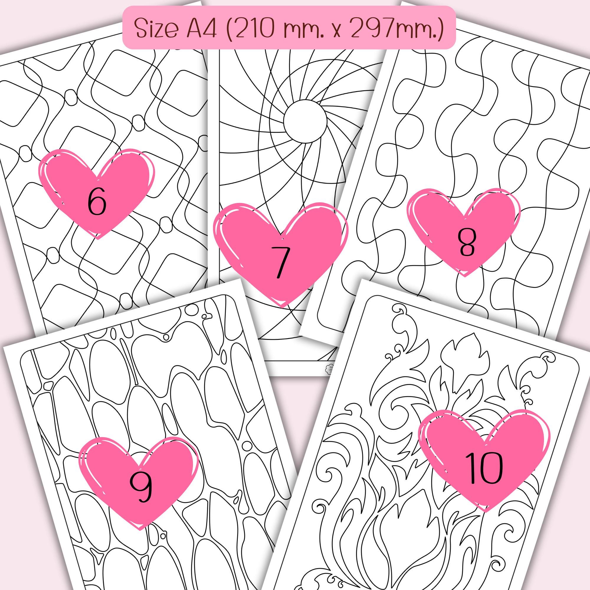 Blank Zentangle® Practice Sheet Template: 10 Pages, Relaxing Art (PDF ...