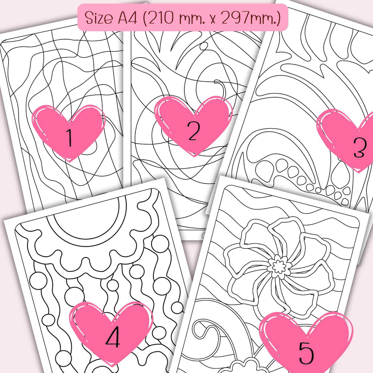 Zentangle® Practice Sheet Template: Relaxing Pattern Art (digital ...