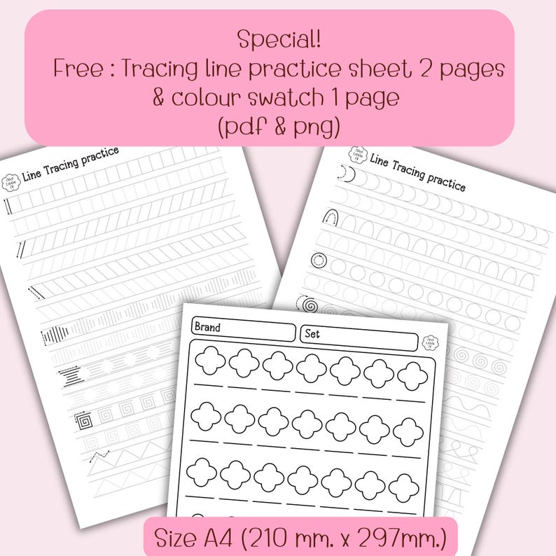 Blank Zentangle® Practice Sheet Template: 10 Pages, Relaxing Art (PDF ...