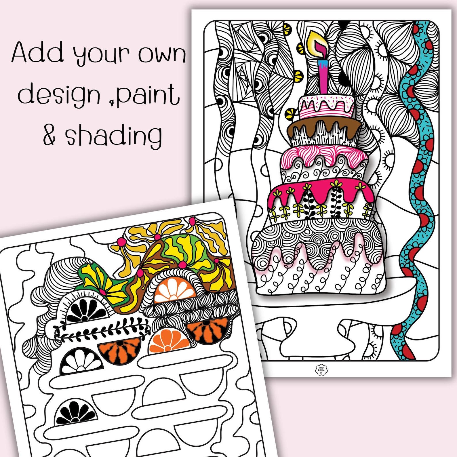 Zentangle® Practice Sheet Templates: Easy & Bold Patterns (PDF Download ...