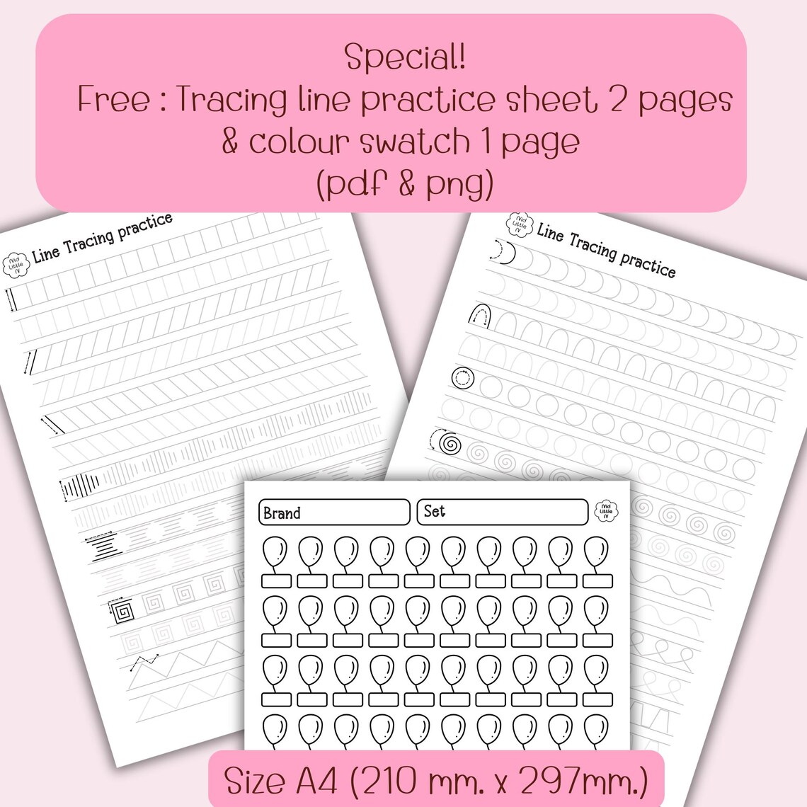 10 Pages Blank Zentangle® Practice Sheet Template,zentangle Pattern ...