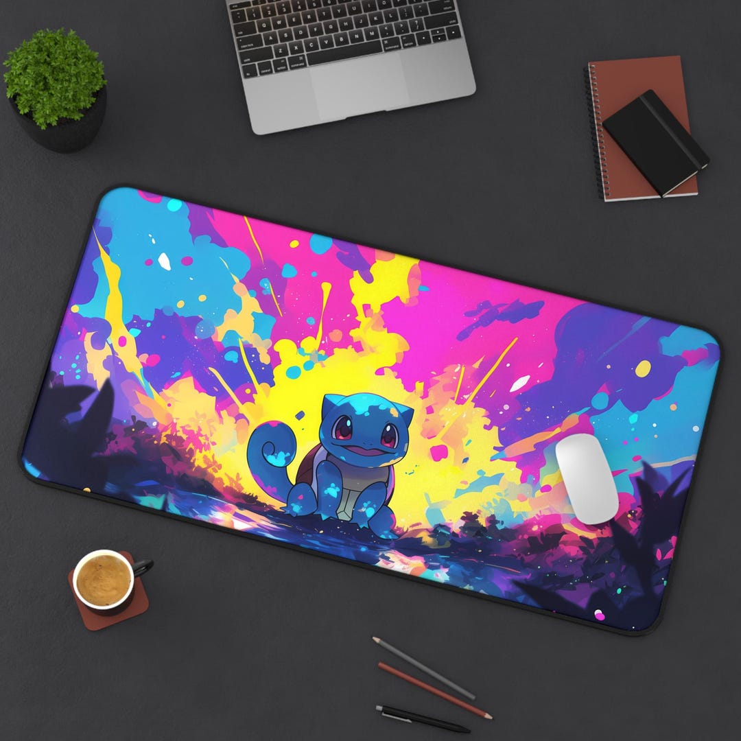 Squirtle Splash Desk Mat - Etsy