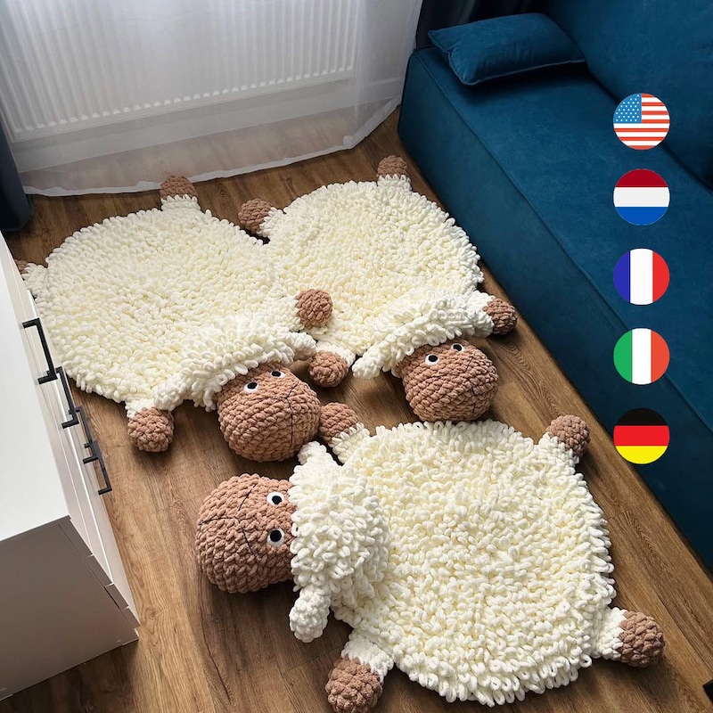 Fluffy Kid Rug - Etsy