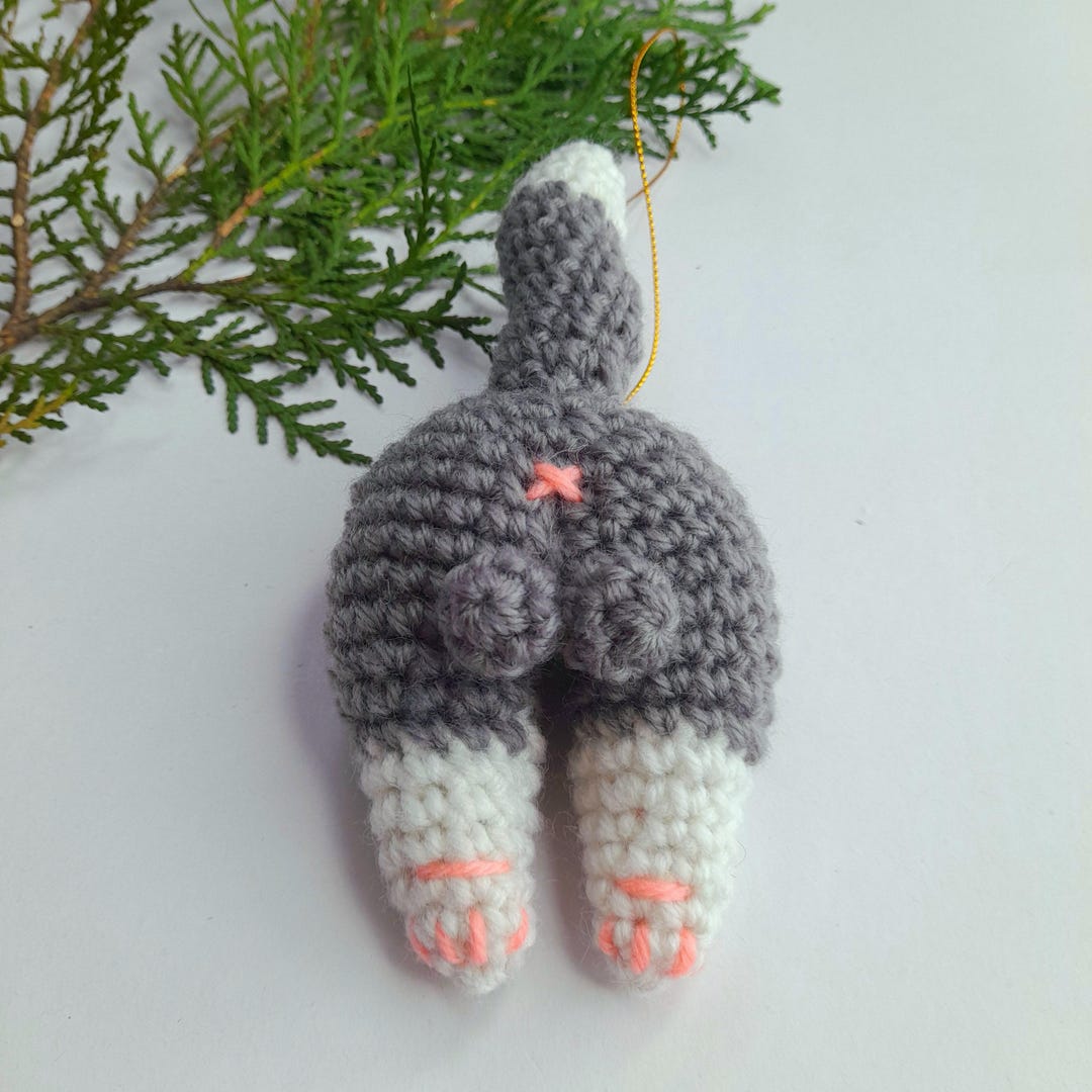 Cat Butt Crochet Pattern, Digital Pattern, Crochet Step by Step ...