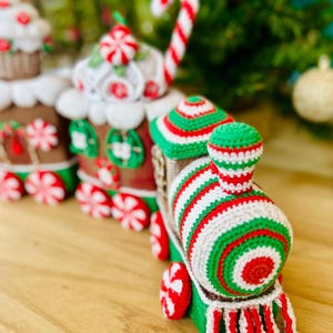 Sweet Christmas Train Crochet Pattern, Christmas Crochet, Christmas ...