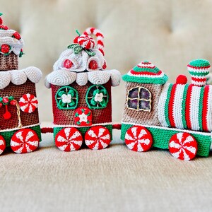 Sweet Christmas Train Crochet Pattern, Christmas Crochet, Christmas ...