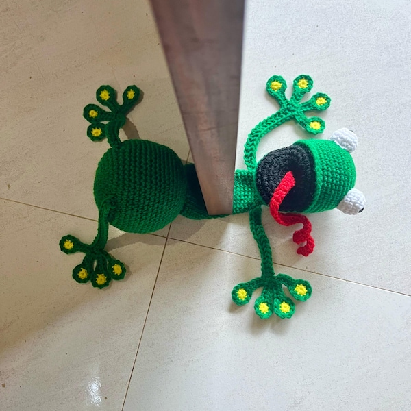 The Original Squashed Frog Door Stopper Amigurumi Instant Download PDF ...