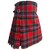 Scottish Traditional Red Hamilton 8 Yard Heavy Weight Tartan Kilt - Men ...