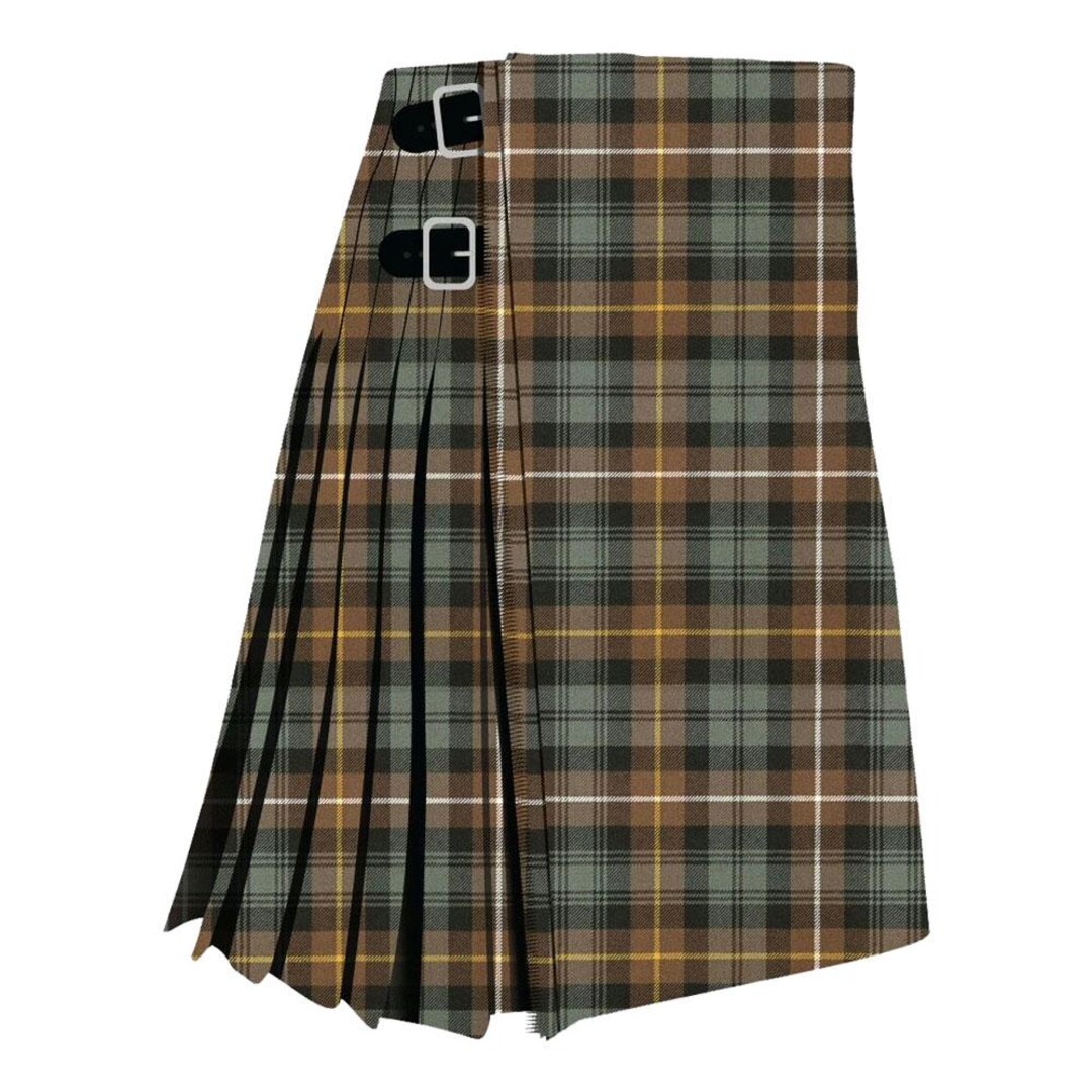 Scottish Traditional Campbell of Argyll Weathered 8 Yard Heavy Weight Tartan Kilt - Men's ...