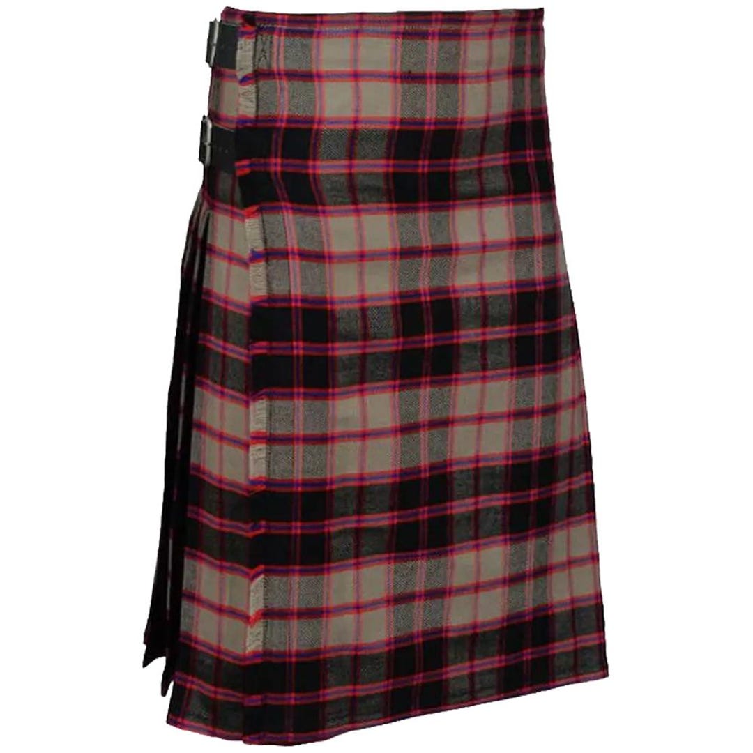 Scottish Traditional Macpherson Hunting 8 Yard Heavy Weight Tartan Kilt ...