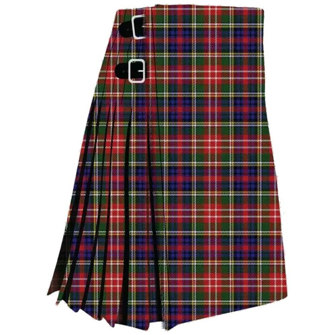 Scottish Traditional Christie Modern 8 Yard Heavy Weight Tartan Kilt - Men's Handmade Tartan ...